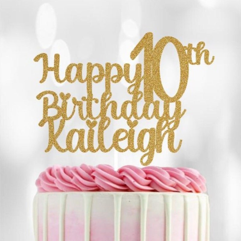 Birthday Cake Topper - Etsy