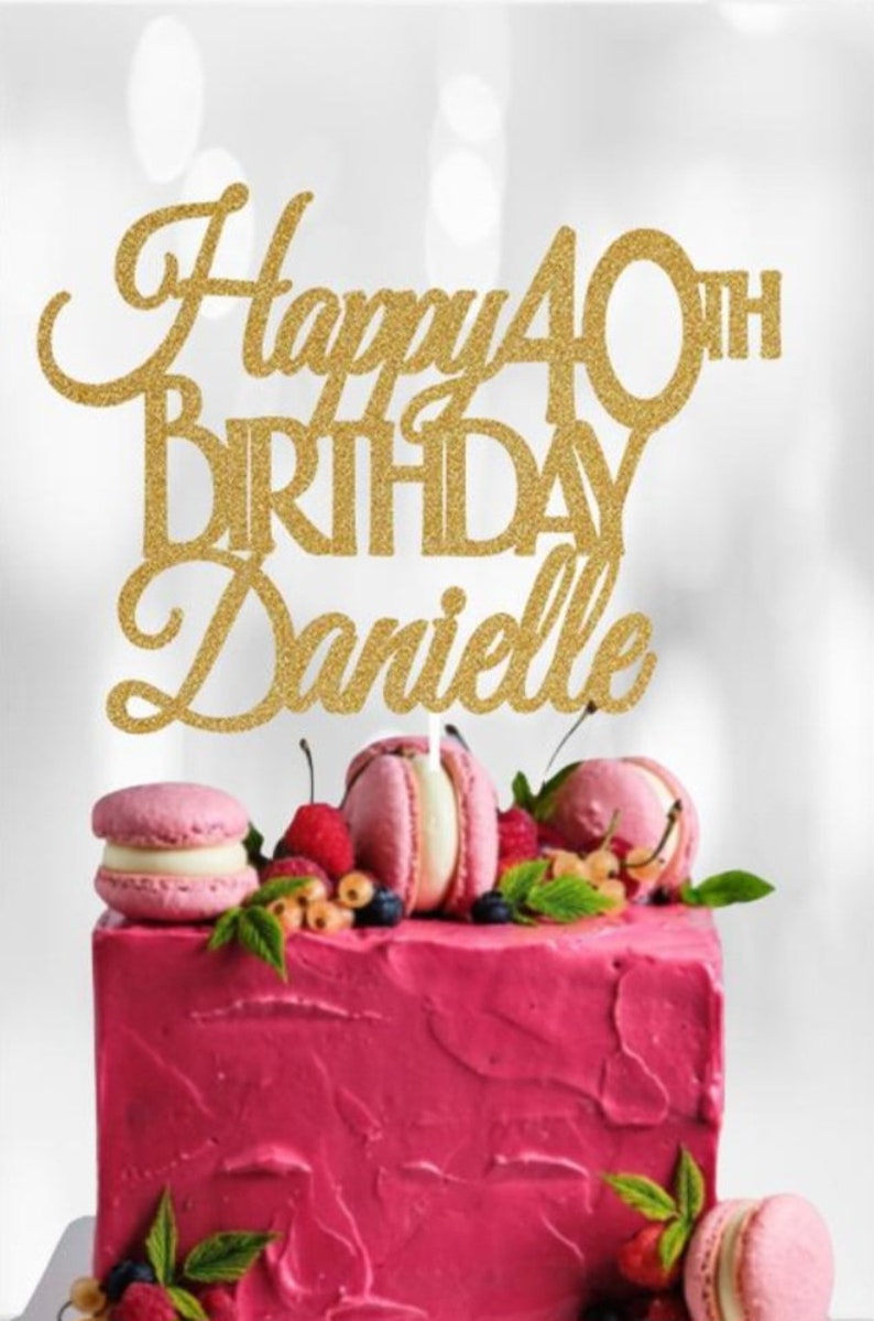 30th Birthday Cake Topper, 30 Cake Topper, 30 Birthday Topper, 30th ...