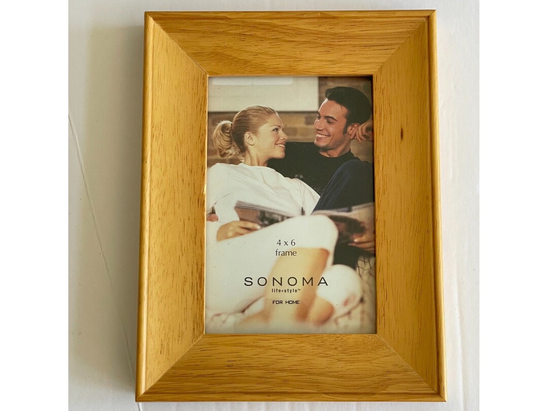 SONOMA Picture Frame 4x6 Wooden Photo Vintage - Etsy