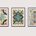 Italian Tile Patern, Printable Wall Art Decor, Set of 4 Pictures ...