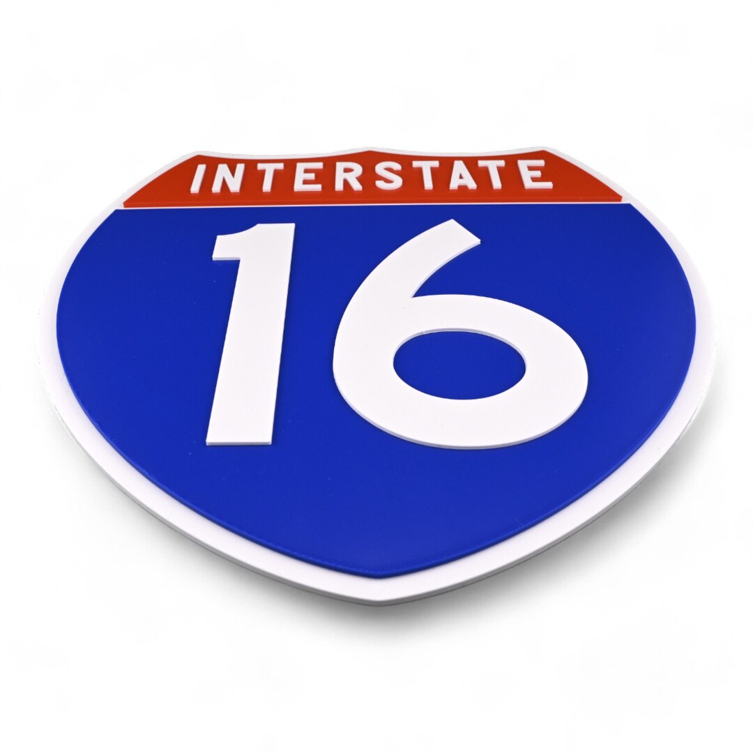 Interstate 16 - Road Sign Replica - Etsy