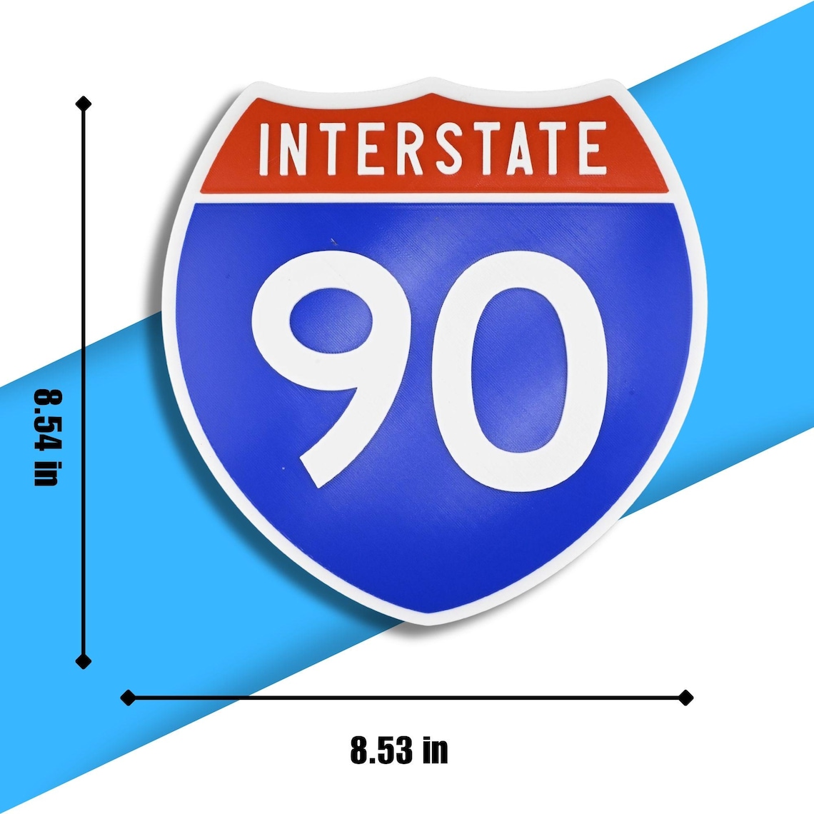 Interstate 90 Road Sign Replica - Etsy