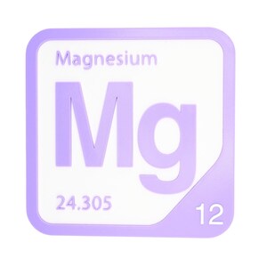 3D Printed Magnesium Periodic Table Tile, Educational Wall Art for ...