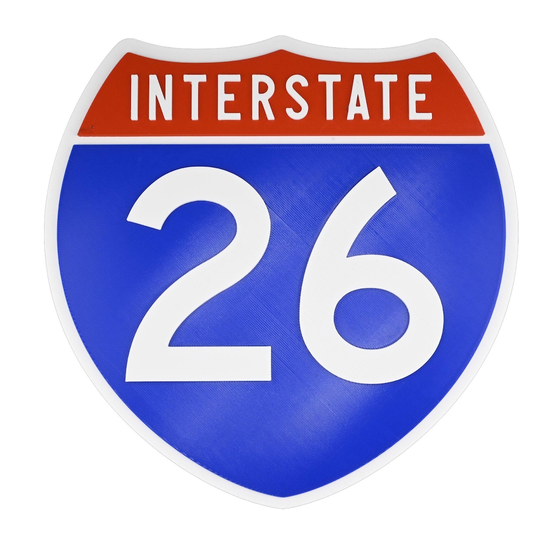 Interstate 26- Road Sign Replica - Etsy