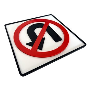 3D Printed No U-turn Sign: Traffic Symbol Wall Decor - Etsy