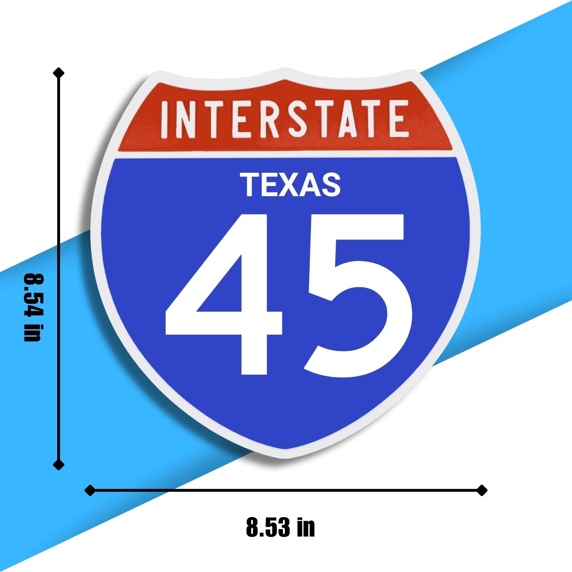 Interstate 45 - Road Sign Replica - Etsy