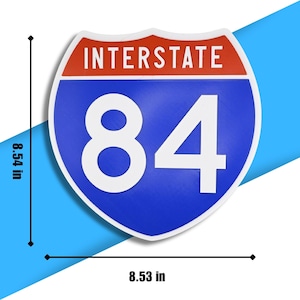 Interstate 84 - Road Sign Replica - Etsy