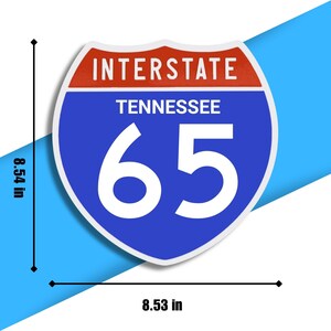 Interstate 65- Road Sign Replica - Etsy