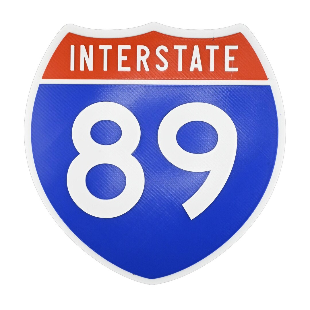 Interstate 89 - Road Sign Replica - Etsy