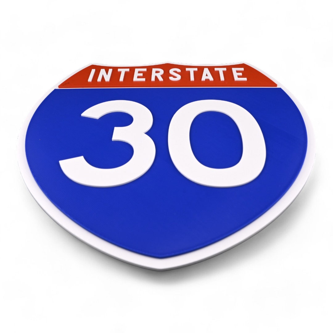 Interstate 30 - Road Sign Replica - Etsy