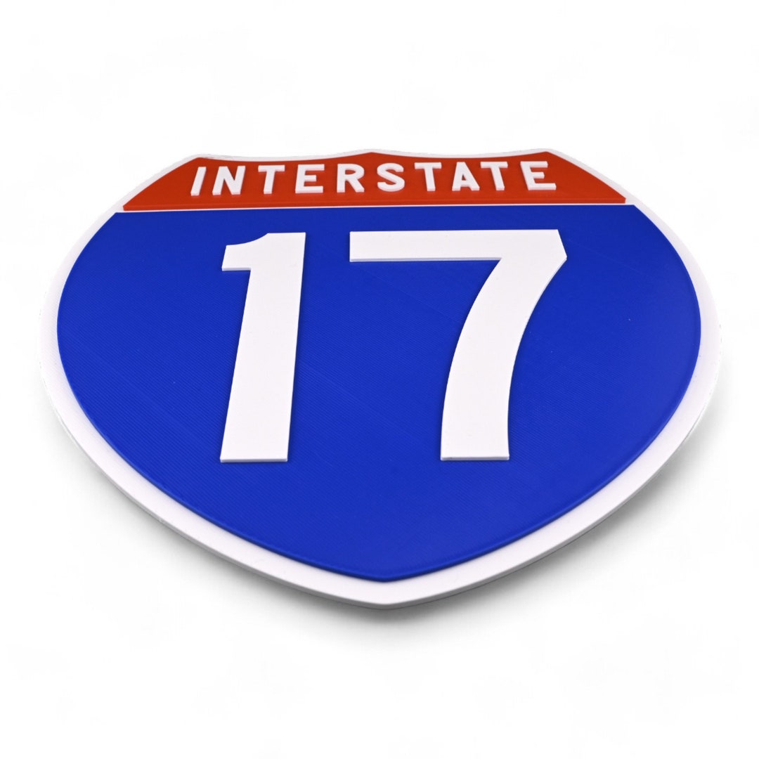 Interstate 17 - Road Sign Replica - Etsy
