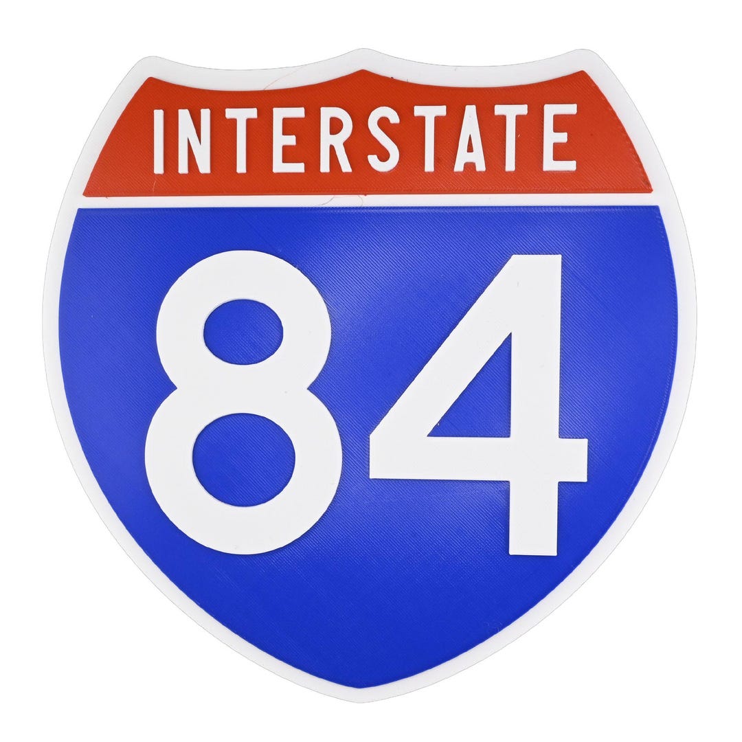 Interstate 84 - Road Sign Replica - Etsy