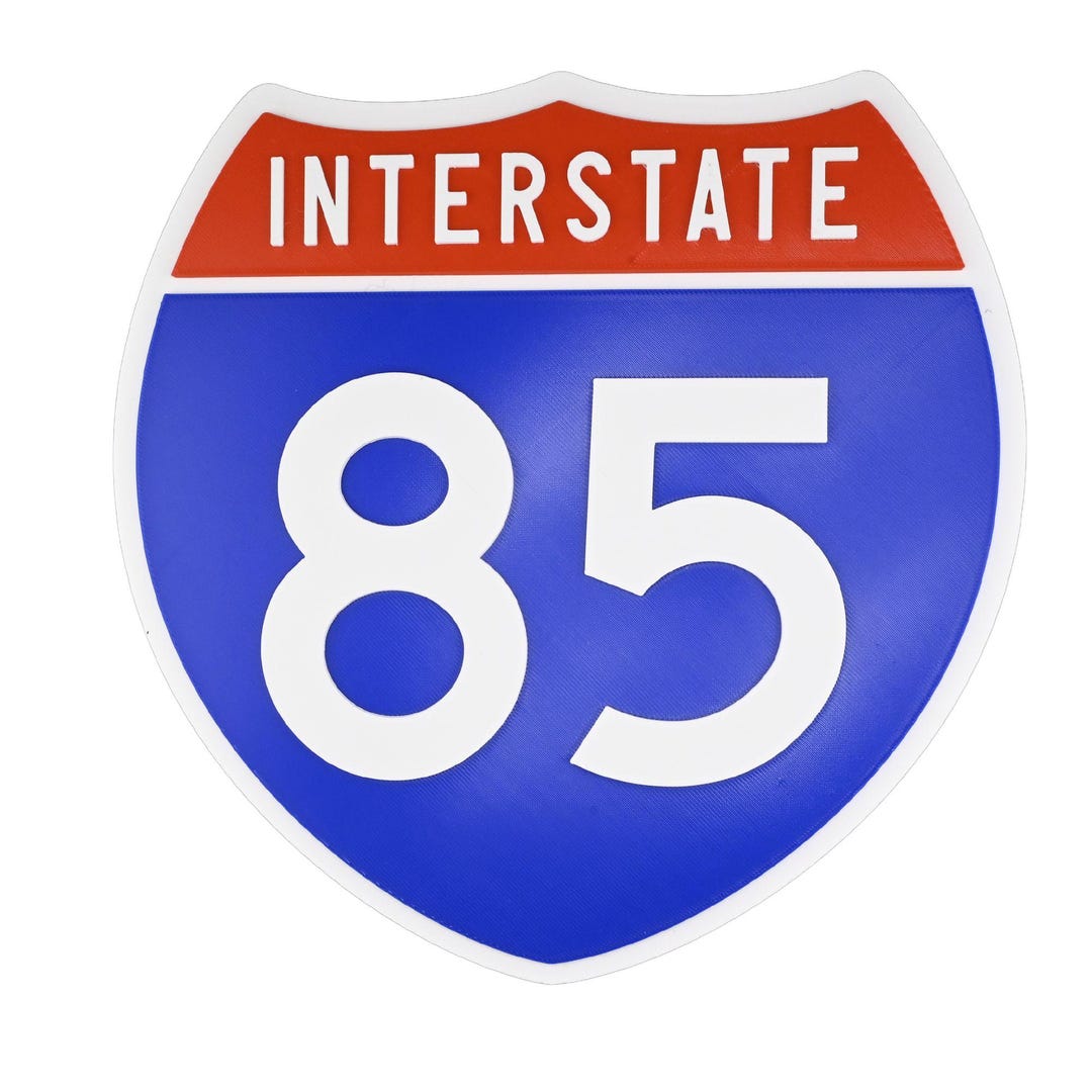 Interstate 85 - Road Sign Replica - Etsy
