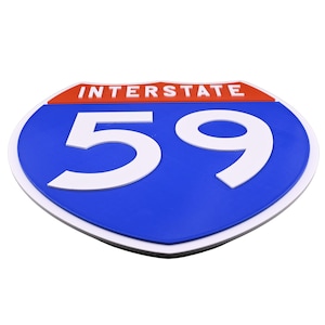 Interstate 59 - Road Sign Replica - Etsy