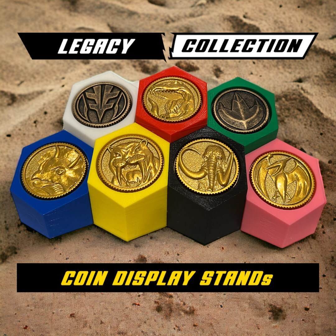 Coin Display Stand for Legacy MMPR, Legacy Morpher Coin Holder, Power ...