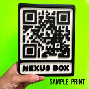 3D Custom QR Code Wall Art - Personalized QR Code Sign for Home and ...
