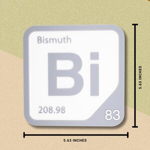 3D Printed Bismuth Periodic Table Tile, Educational Wall Art for ...