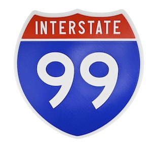 Interstate 99 - Road Sign Replica - Etsy