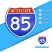 Interstate 85 - Road Sign Replica - Etsy