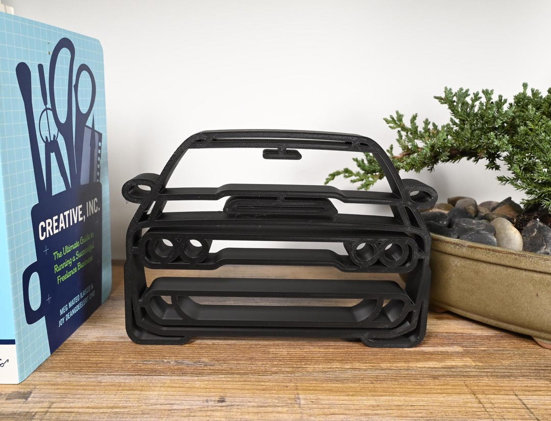 Dodge Challenger Front View | Minimalist Line Art Dodge Challenger ...