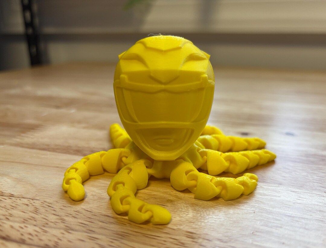 Mighty Morphin Octo Power Rangers | Articulated Fidget Toy Gift ...