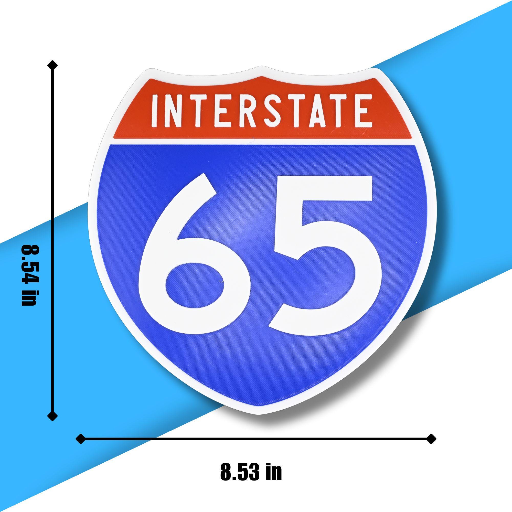 Interstate 65- Road Sign Replica - Etsy