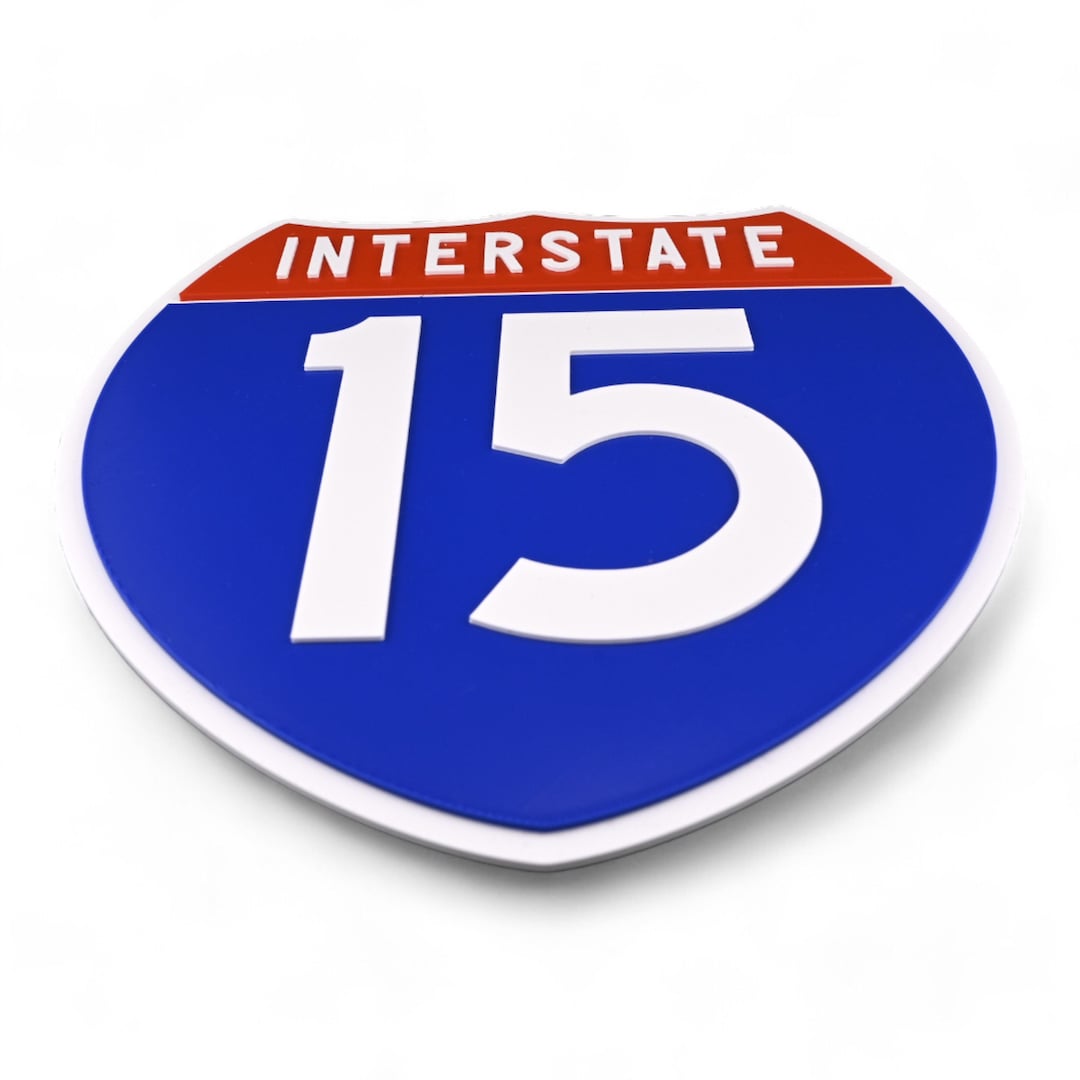 Interstate 15 - Road Sign Replica - Etsy