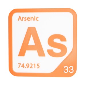 3D Printed Arsenic Periodic Table Tile, Educational Wall Art for ...