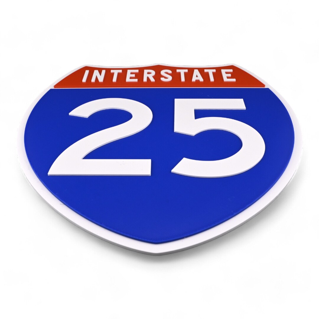 Interstate 25 - Road Sign Replica - Etsy