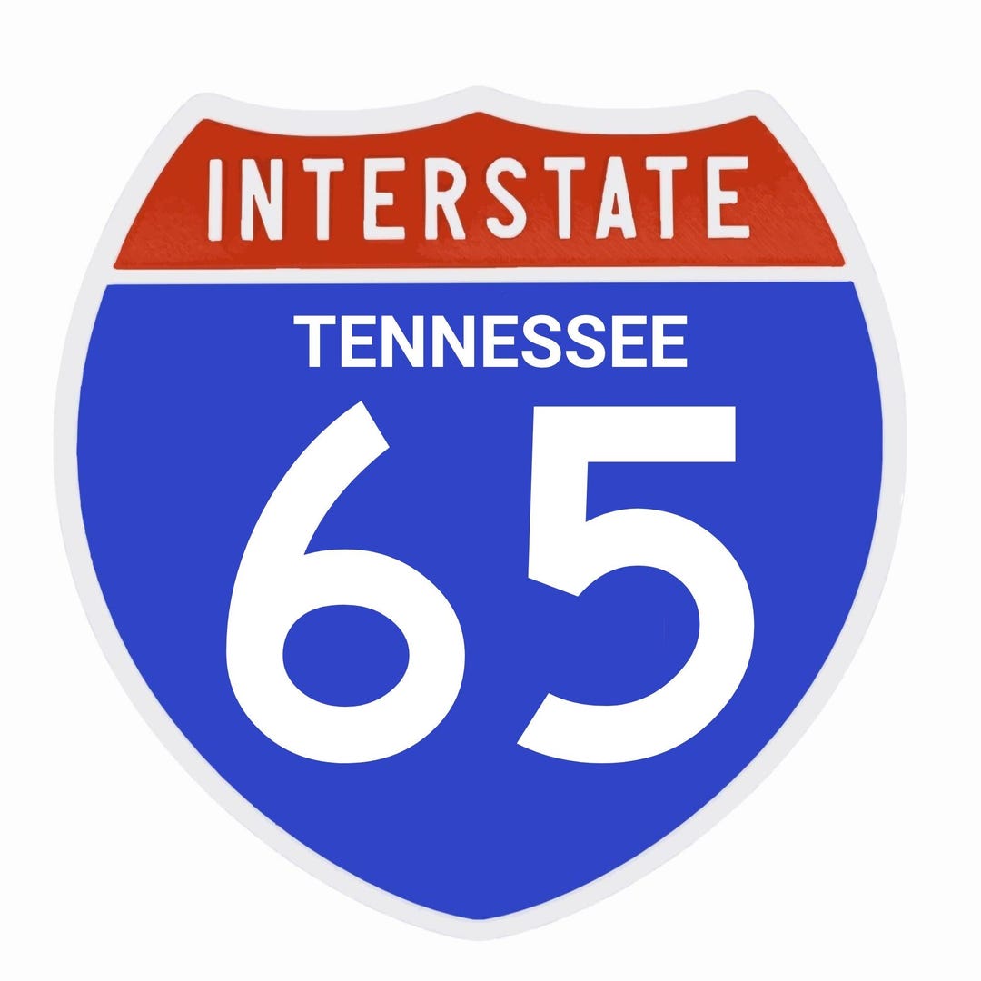 Interstate 65 Road Sign Replica - Etsy