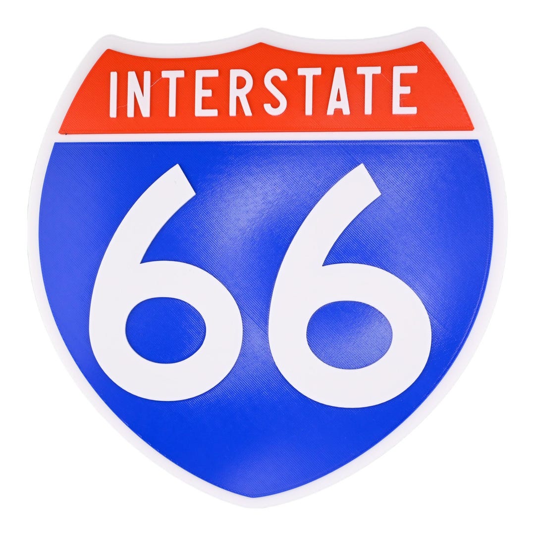 Interstate 66 - Road Sign Replica - Etsy