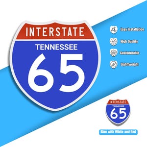 Interstate 65- Road Sign Replica - Etsy