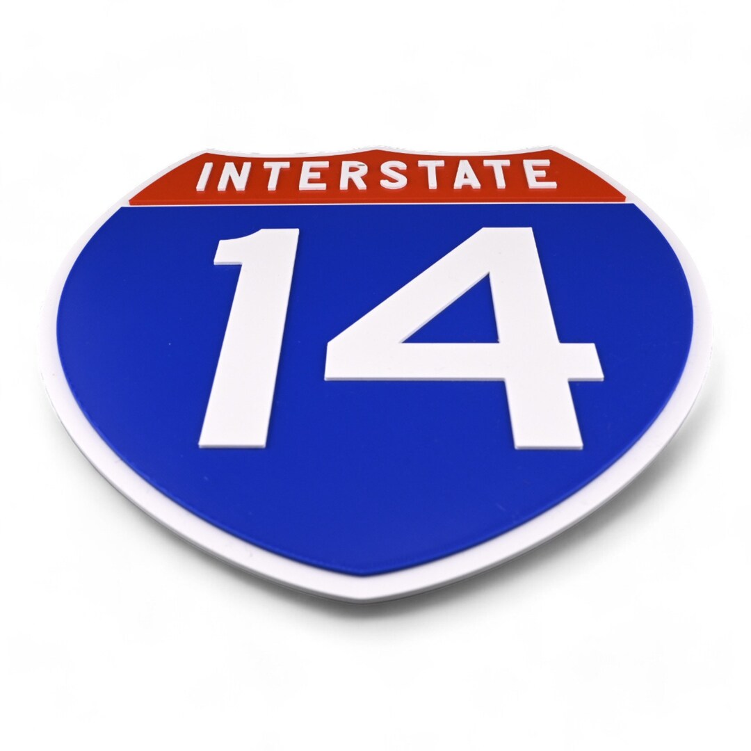 Interstate 14 - Road Sign Replica - Etsy