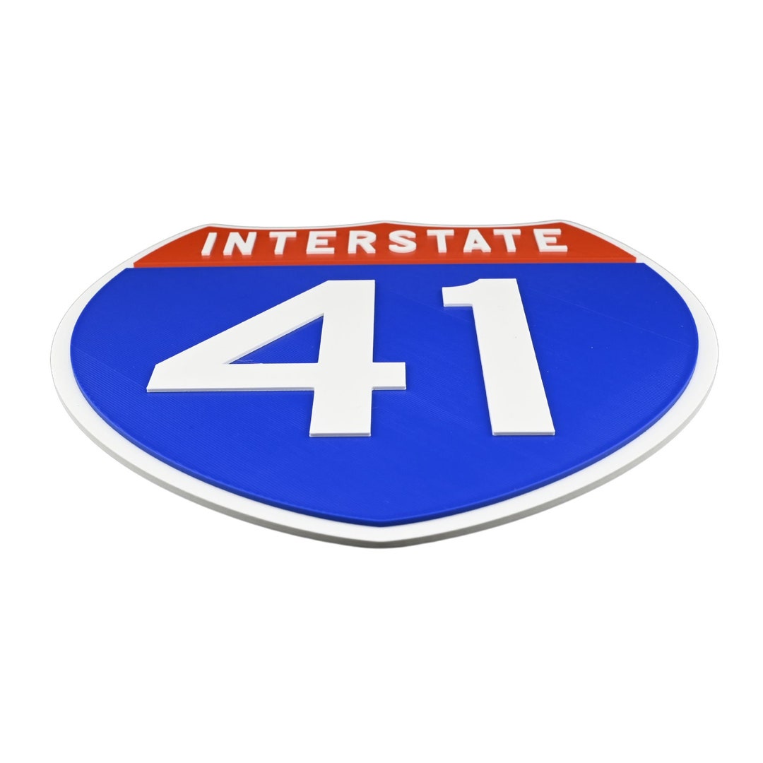 Interstate 41 - Road Sign Replica - Etsy