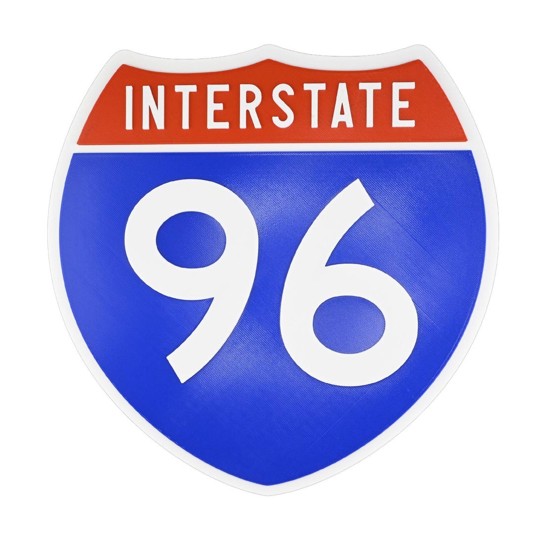 Interstate 96 - Road Sign Replica - Etsy