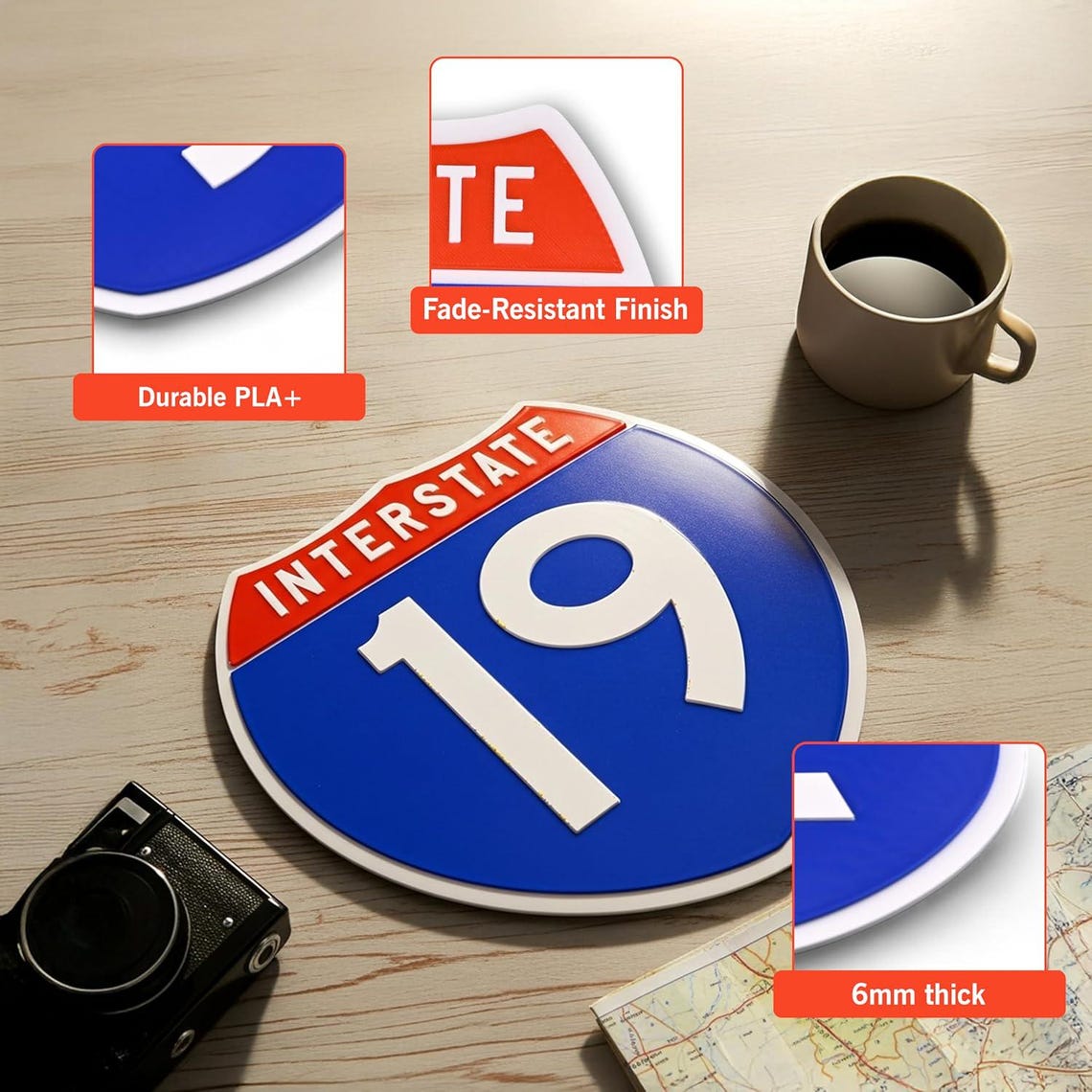 Interstate 45 - Road Sign Replica - Etsy