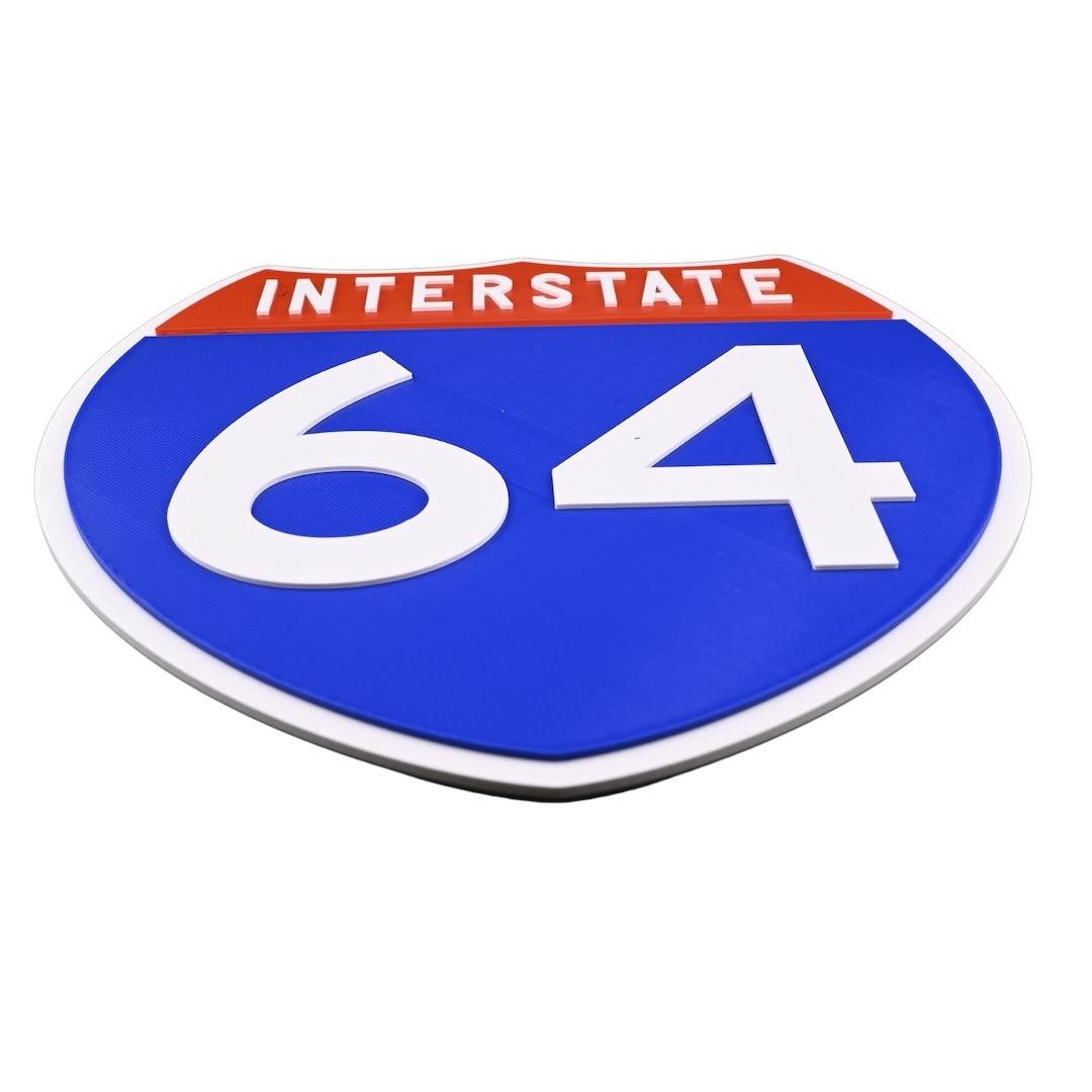 Interstate 64 - Road Sign Replica - Etsy