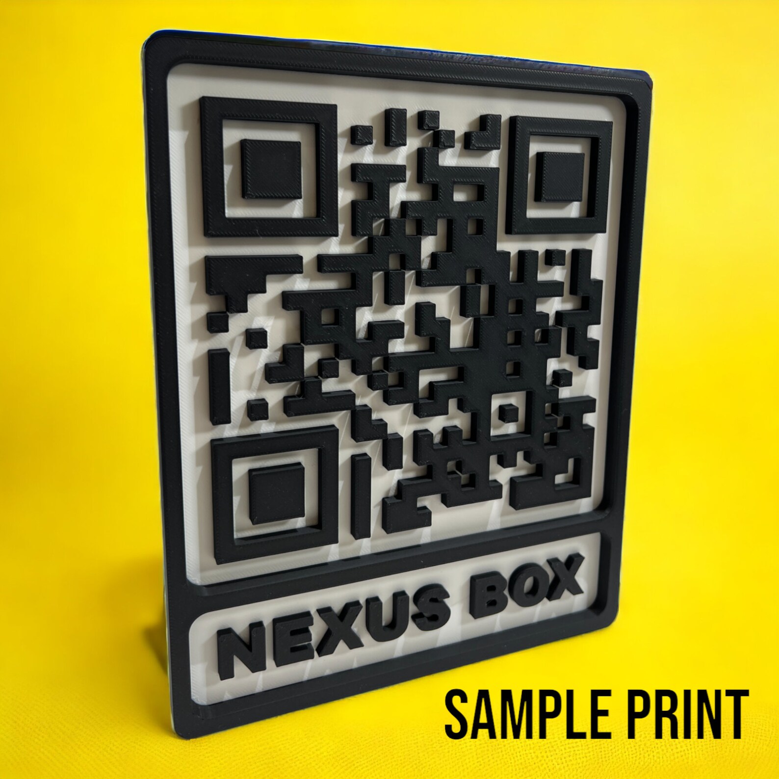3D Custom QR Code Wall Art - Personalized QR Code Sign for Home and ...