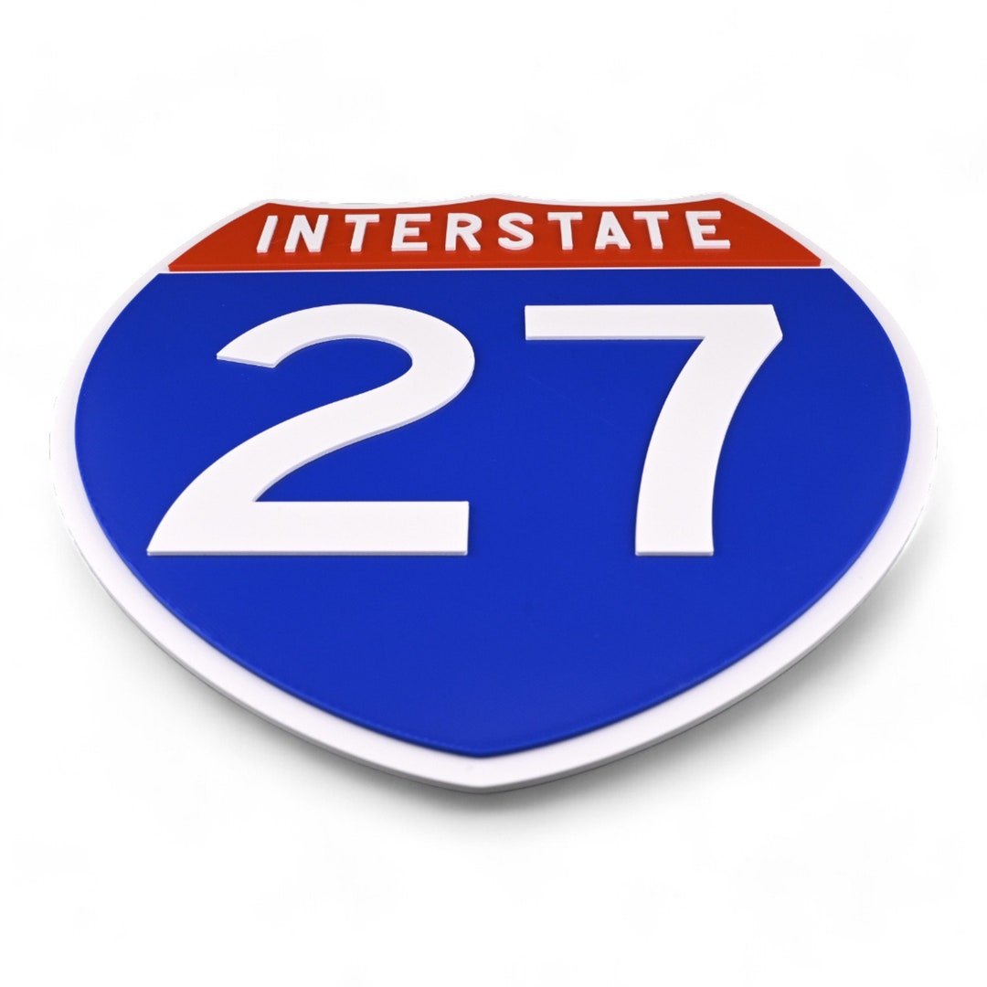 Interstate 27 - Road Sign Replica - Etsy