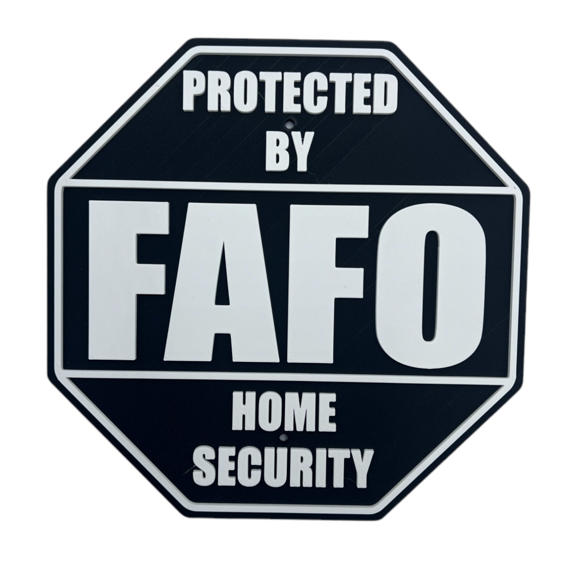FAFO Business Security Sign: 3D Printed Warning Decor - Etsy