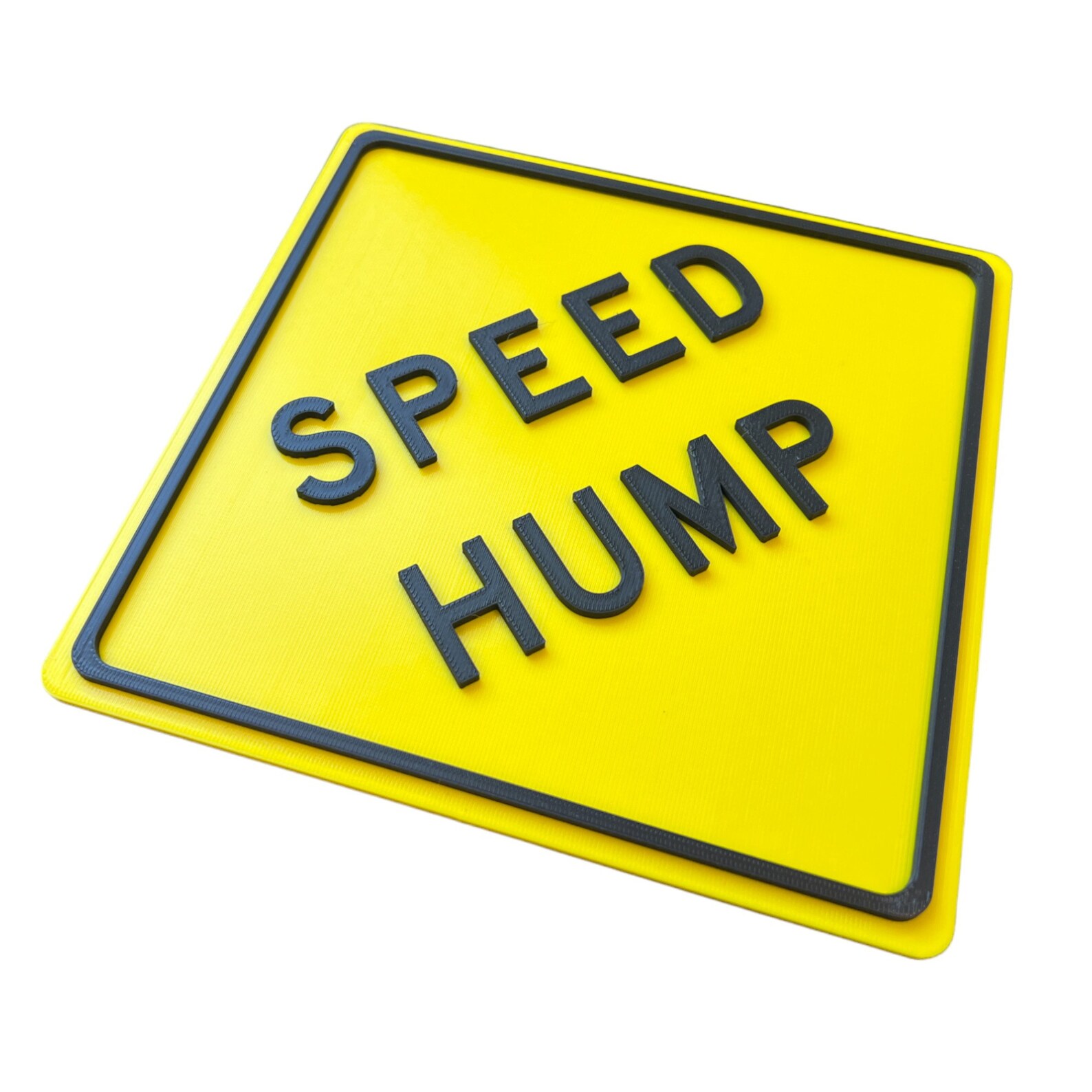 Speed Hump Road Sign Home Wall Decor Quirky and Humorous Accent for Any ...
