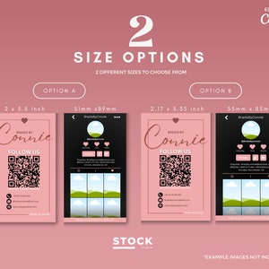 Tik Tok Business Card QR Code Card Template Design IG Influencer Card ...