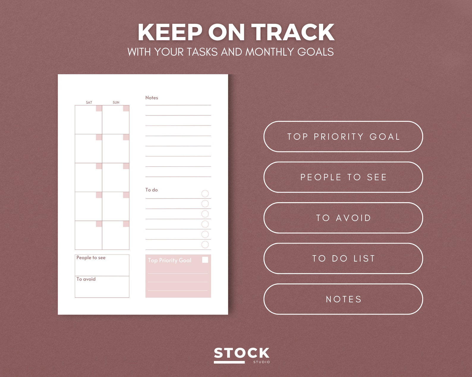 Printable Calendar Undated Monthly Schedule Minimalist Simple Calendar ...