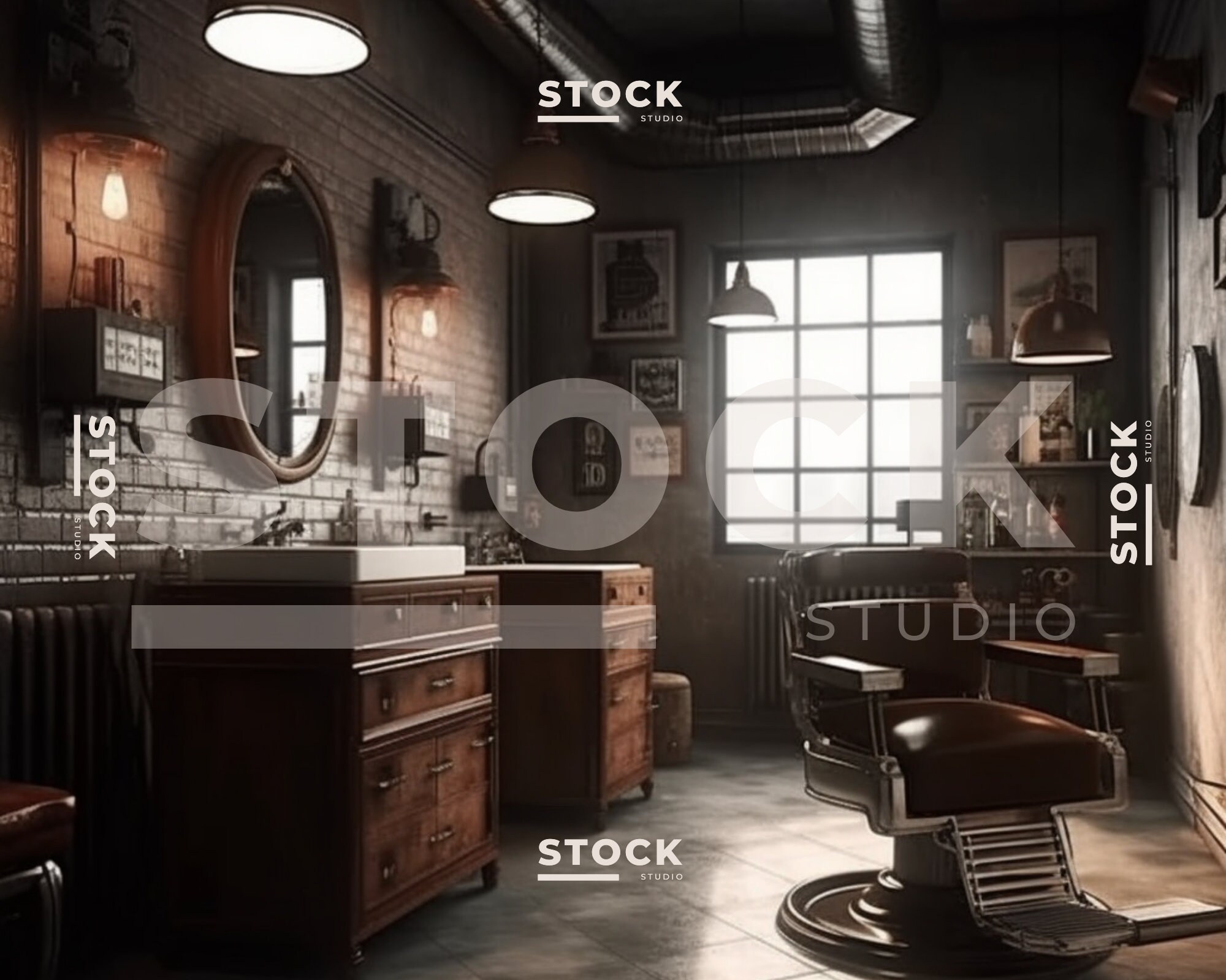 Barber Shop Stock Photo Bundle Barber Shop Social Media Content for ...