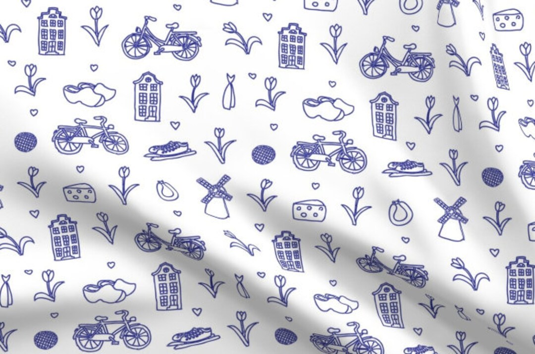 CM Dutch/pella/holland Pattern Minky Blanket - Etsy