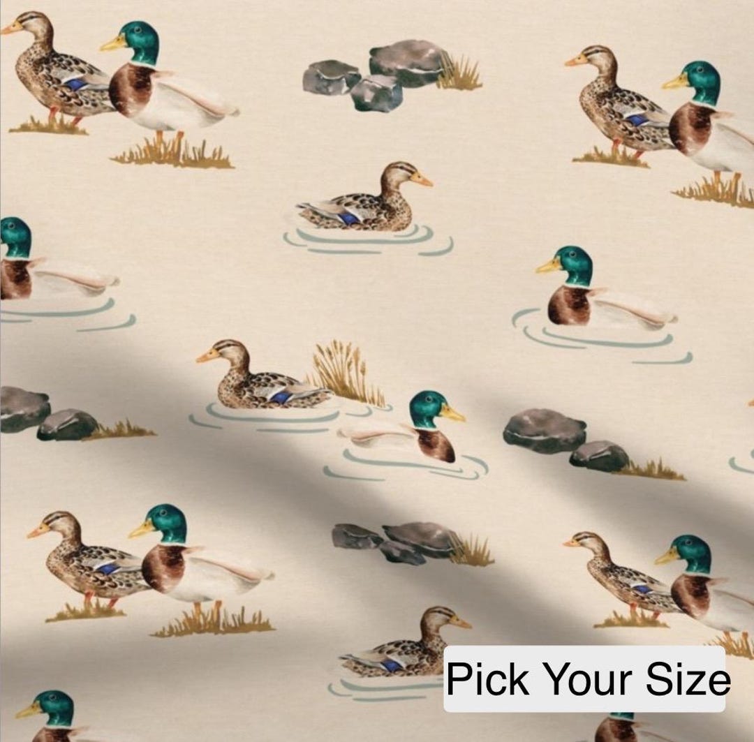Pick Your Size Malard Duck Minky Blanket, Faux Furr Blanket, Duck ...
