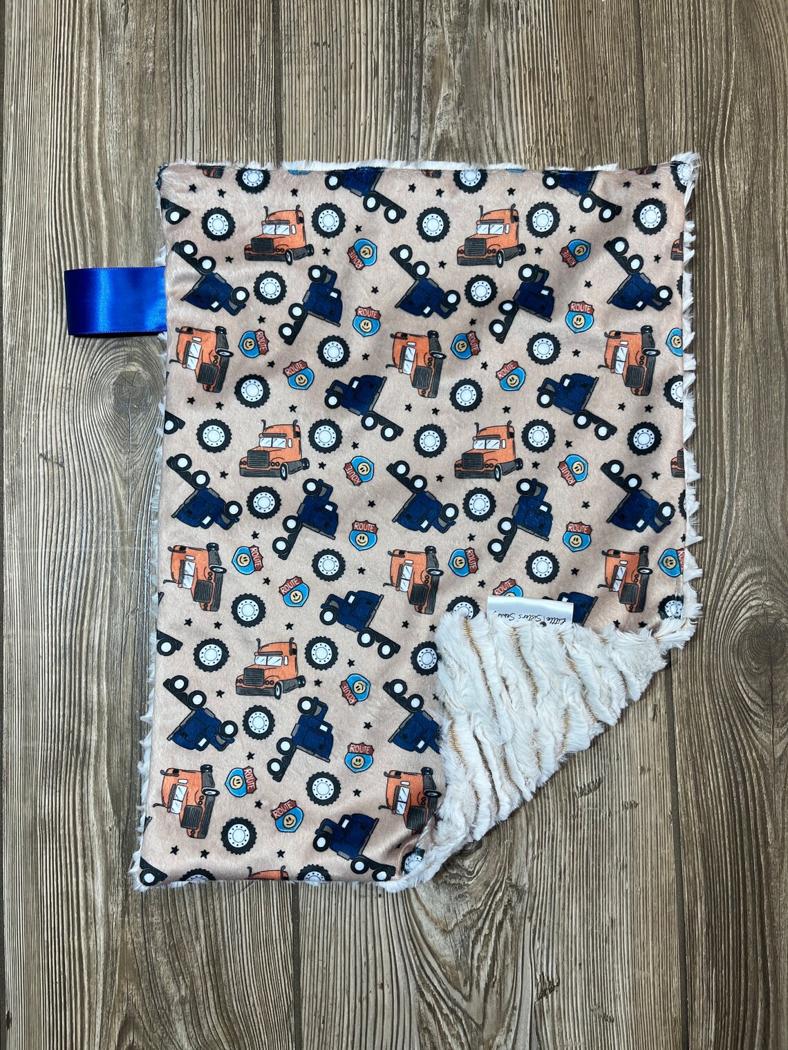 RTS Semi Truck Minky Lovey Semi Trailers, Trucker, Semi - Etsy