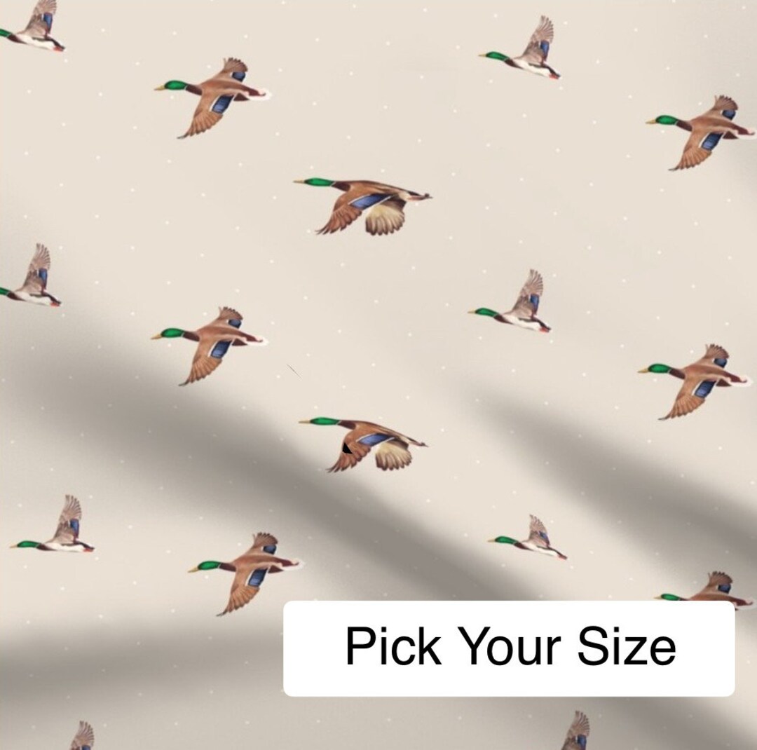 Mallard Duck Flying Blanket, Duck Lovey, Minky Blanket, Faux Furr ...
