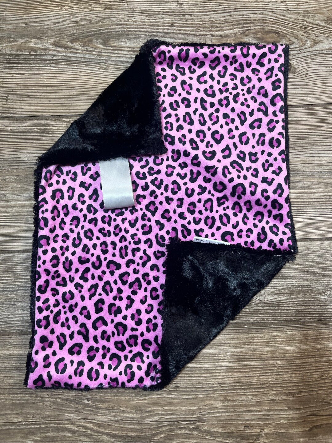 RTS Pink Cheetah Print Minky Lovey - Etsy
