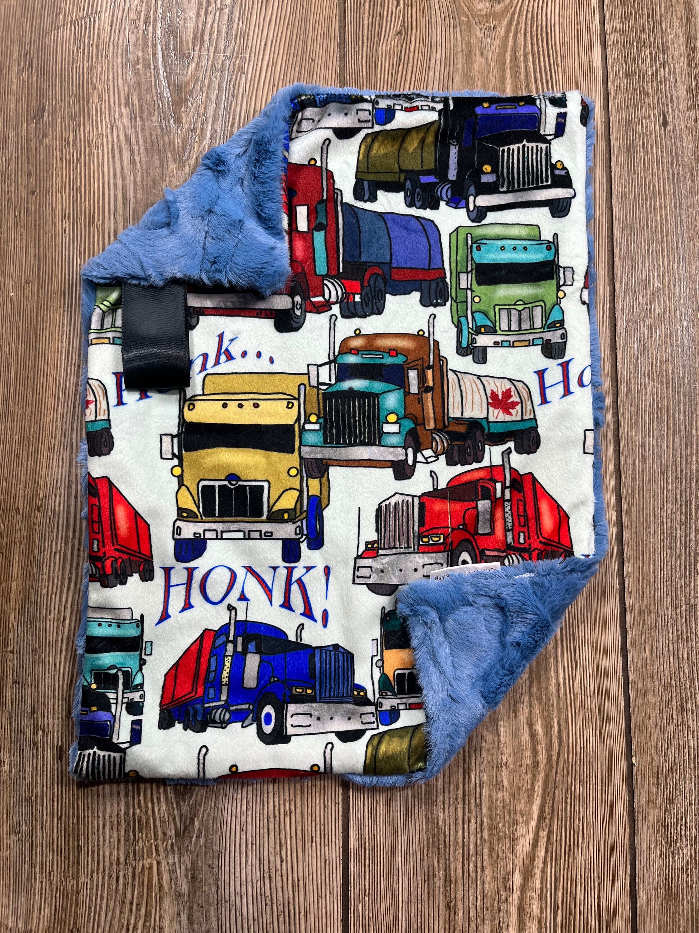 RTS Semi Truck Minky Lovey Semi Trailers, Trucker, Semi - Etsy